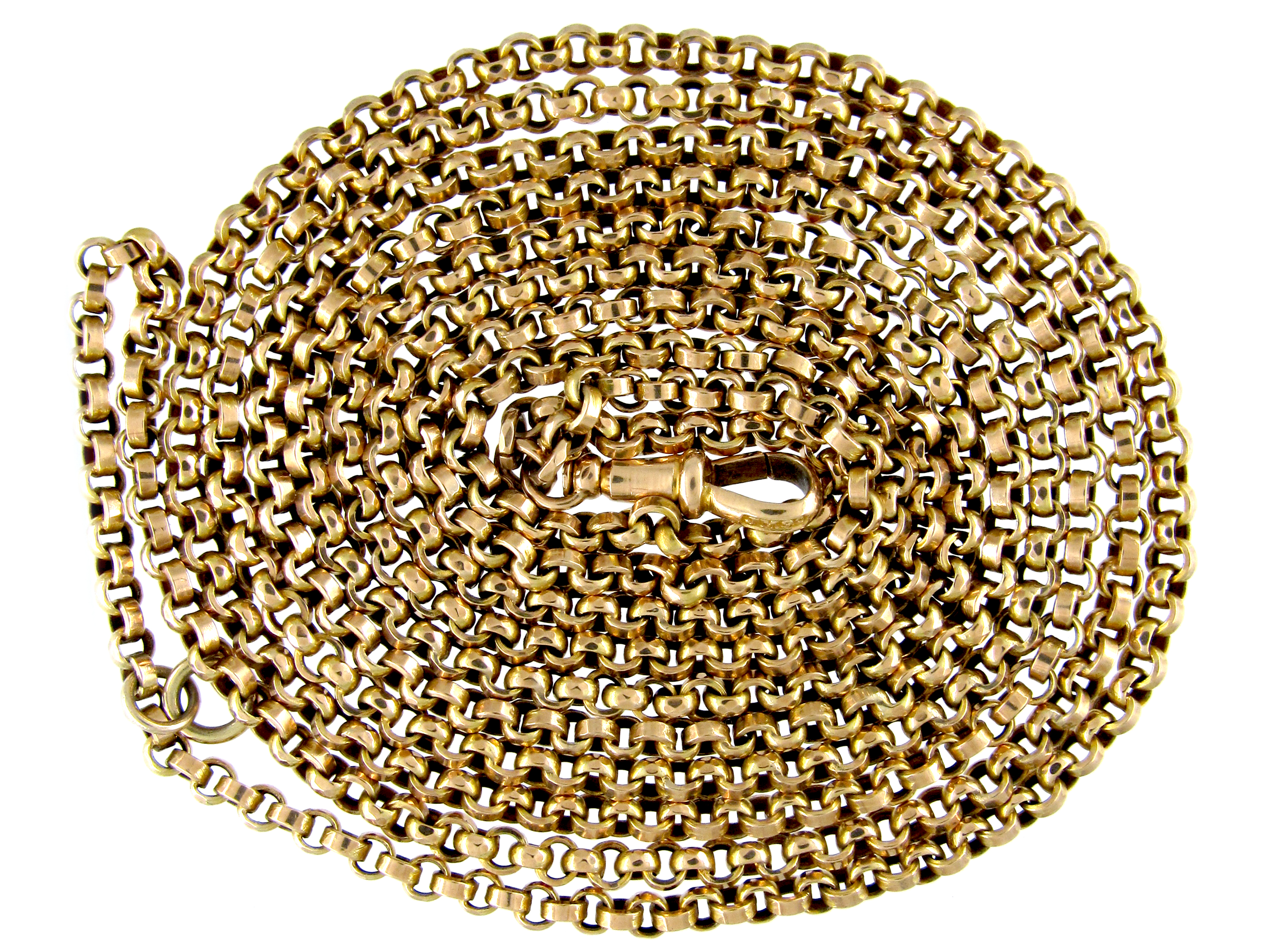 9ct Gold Victorian Guard Chain - The Antique Jewellery Company