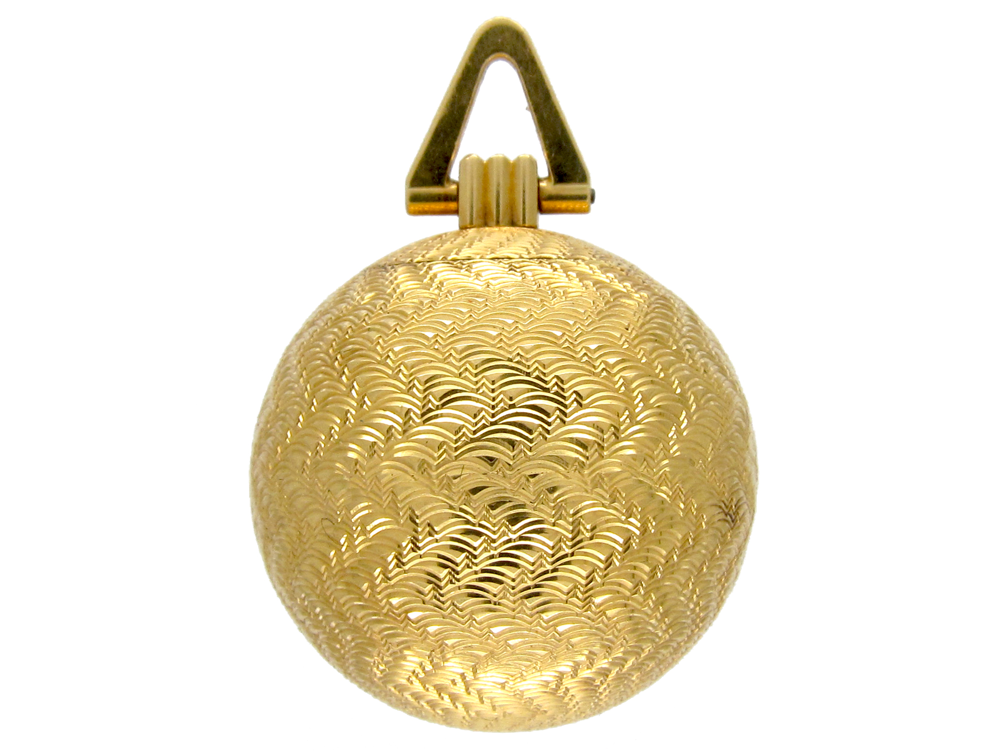 Cartier 18ct Gold Pomander Pendant - The Antique Jewellery Company