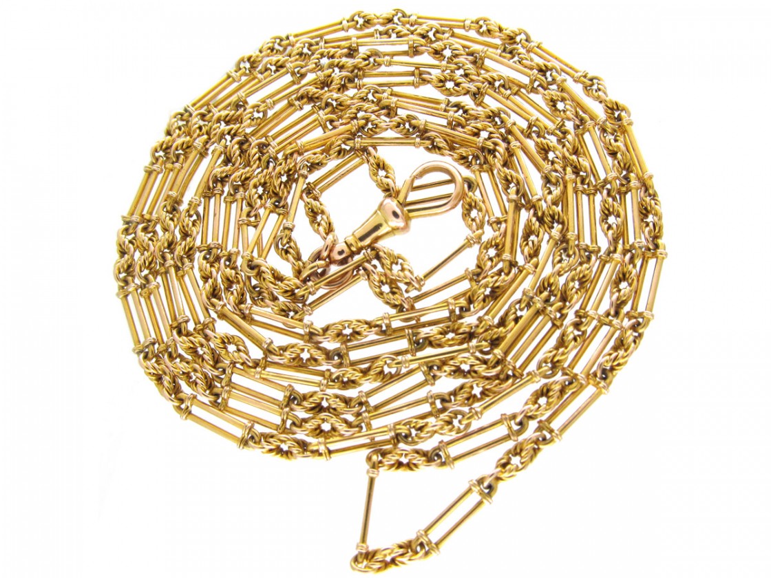 9ct Victorian Chain - The Antique Jewellery Company