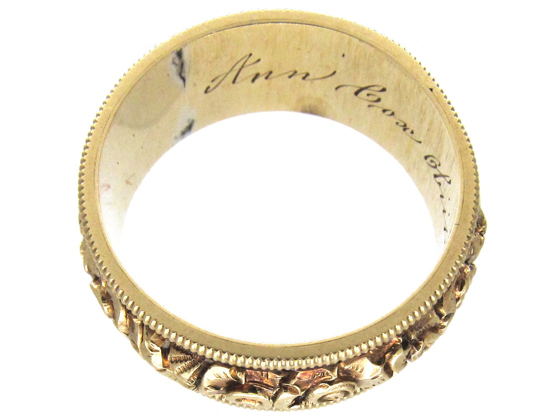 Georgian 18ct Gold & Enamel Mourning Ring - The Antique Jewellery Company Georgian 18ct Gold & Enamel Mourning Ring - The Antique Jewellery Company