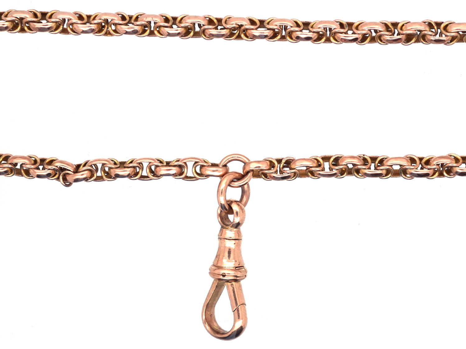 Victorian 9ct Gold Double Albert Chain - The Antique Jewellery Company
