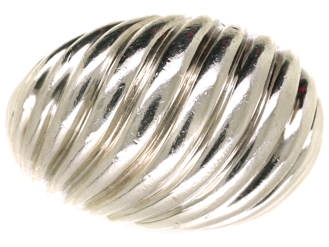 Silver Coil Ring - The Antique Jewellery Company